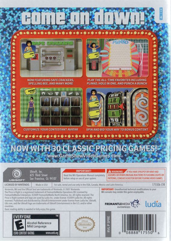 The Price is Right: 2010 Edition cover or packaging material - MobyGames
