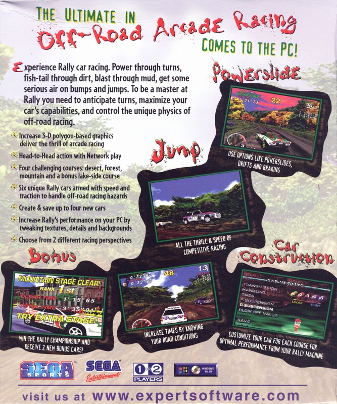 SEGA Rally Championship cover or packaging material - MobyGames