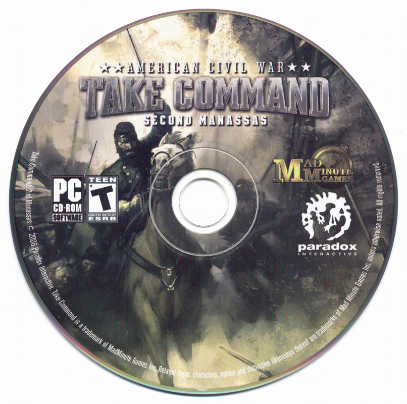 American Civil War: Take Command - Second Manassas cover or packaging ...
