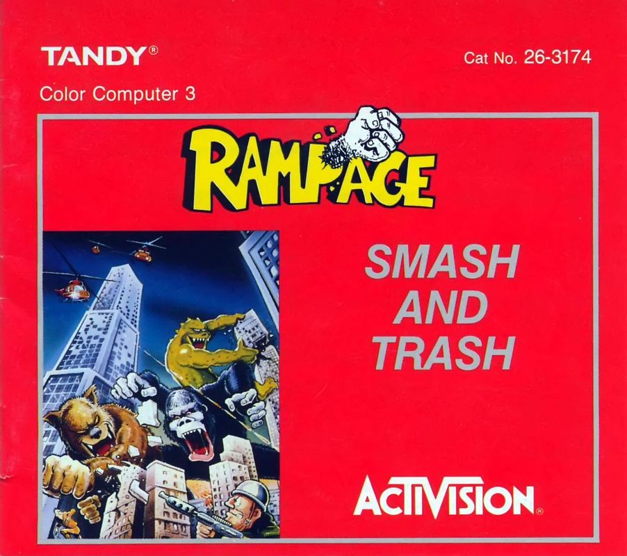 Rampage cover or packaging material - MobyGames