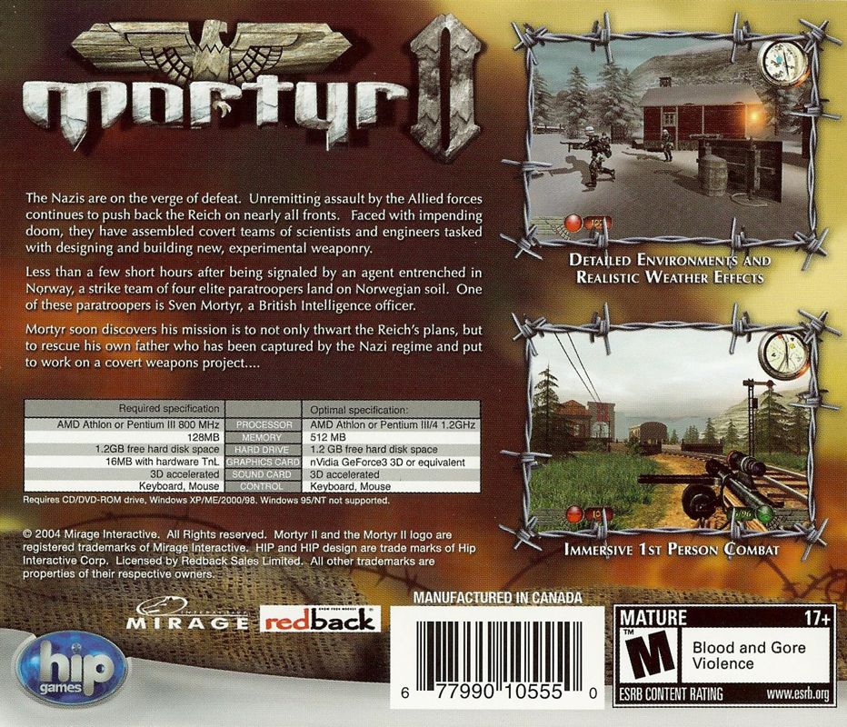 Mortyr II cover or packaging material - MobyGames