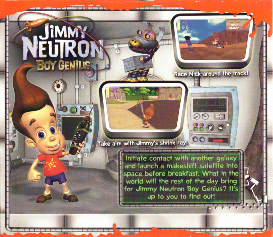 Jimmy Neutron Boy Genius / Rocket Power Extreme Arcade Games cover or packaging material - MobyGames