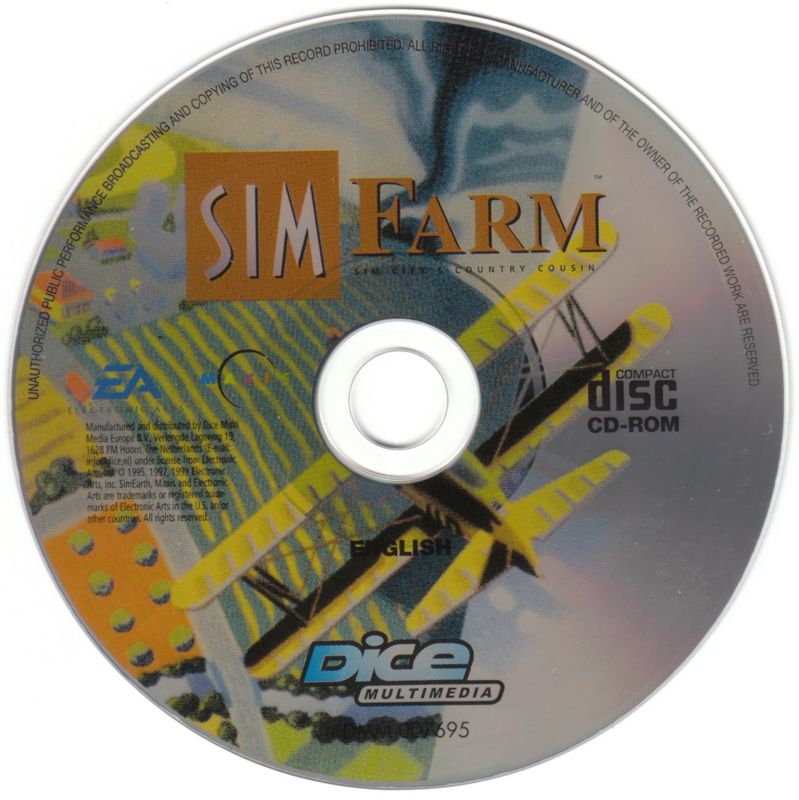 Sim Farm cover or packaging material - MobyGames
