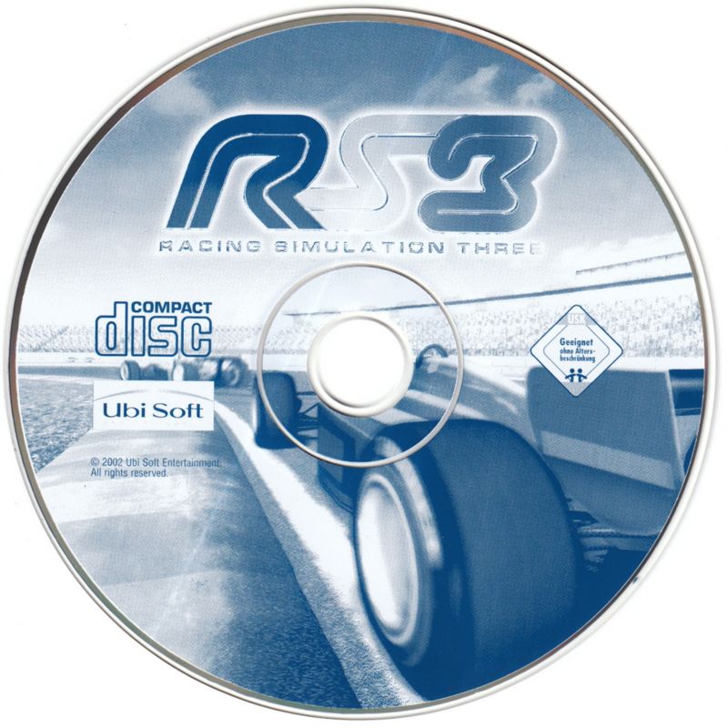RS3: Racing Simulation Three cover or packaging material - MobyGames