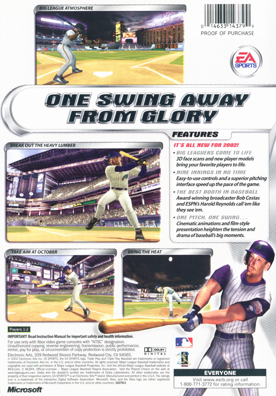 Triple Play 2002 cover or packaging material - MobyGames