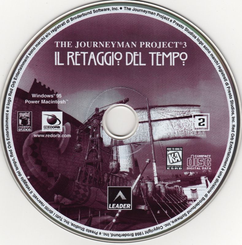 The Journeyman Project 3: Legacy of Time cover or packaging material ...