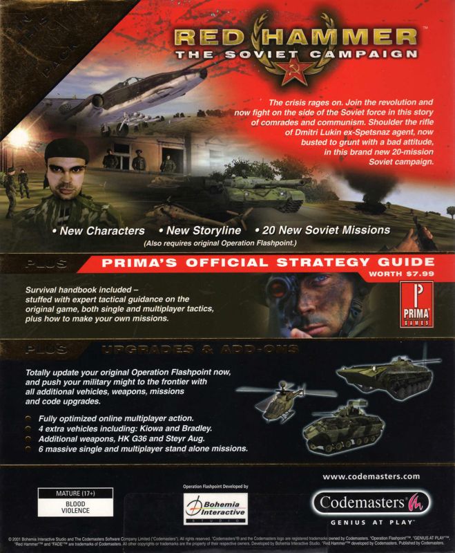 Operation Flashpoint: Gold Upgrade cover or packaging material - MobyGames