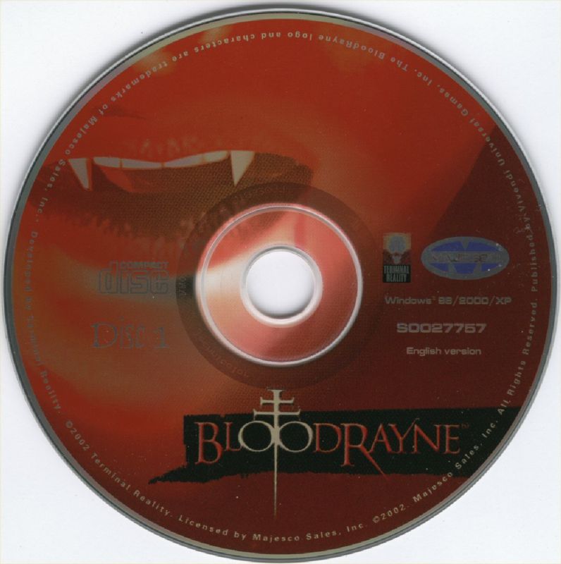BloodRayne cover or packaging material - MobyGames