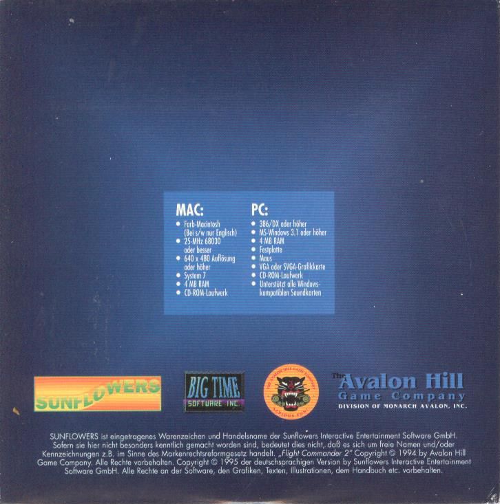 Flight Commander 2 cover or packaging material - MobyGames