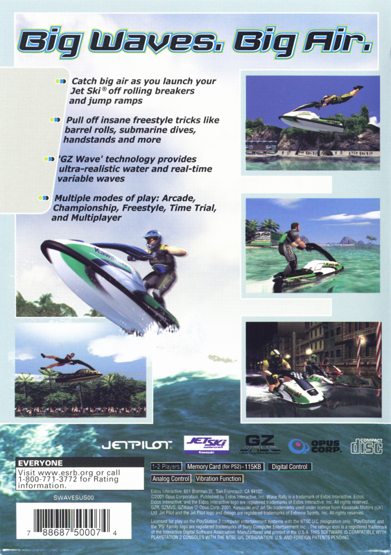 Wave Rally cover or packaging material - MobyGames