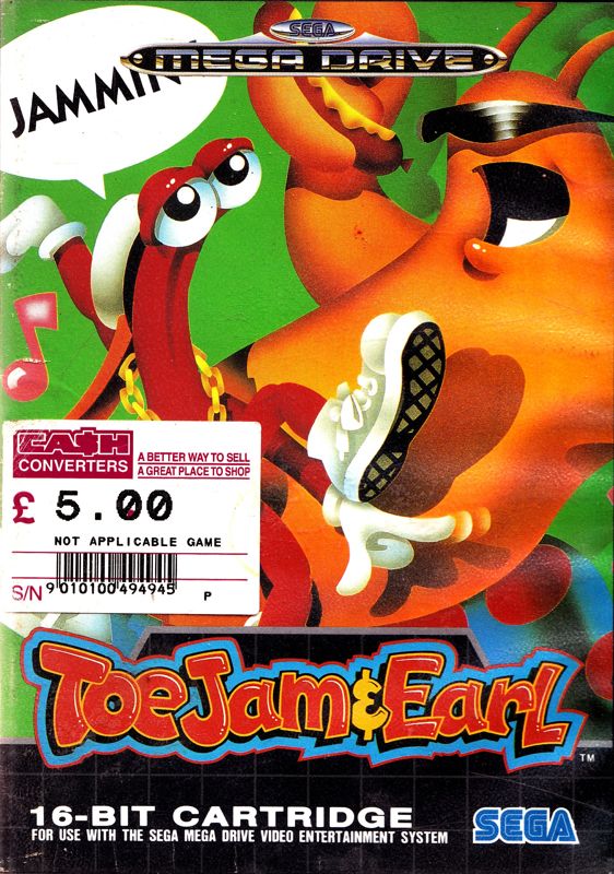 ToeJam & Earl cover or packaging material - MobyGames