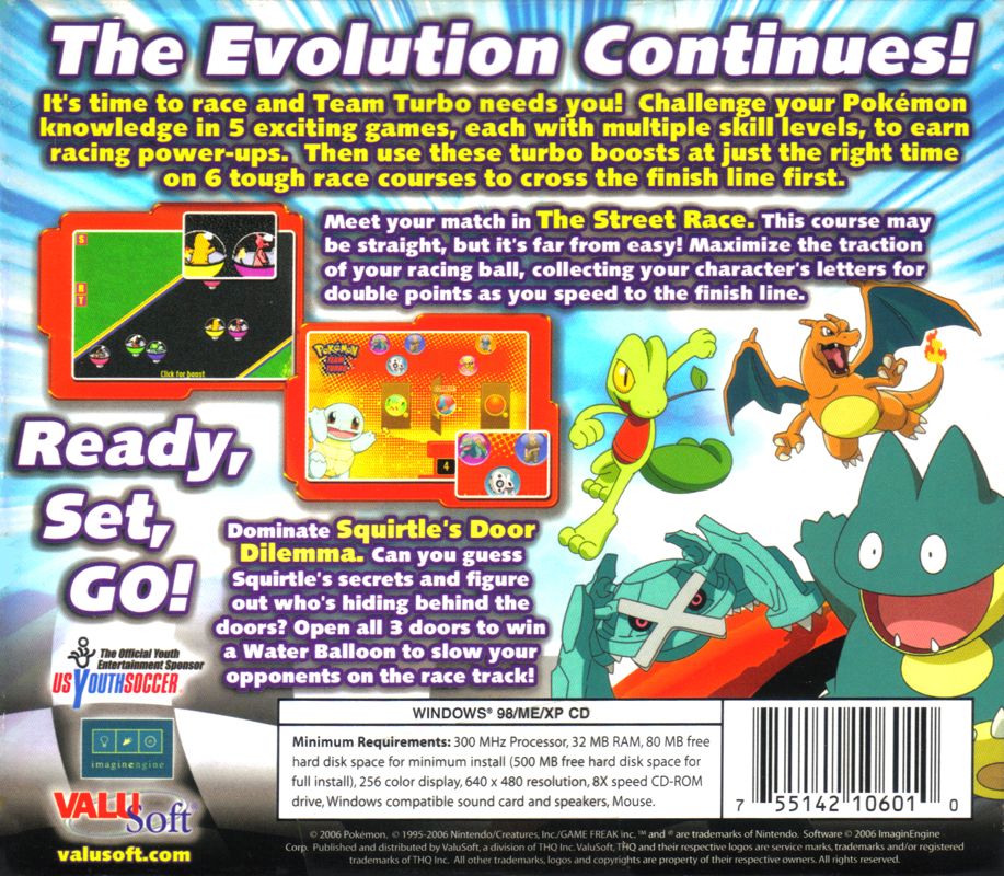 Pokémon: Team Turbo cover or packaging material - MobyGames