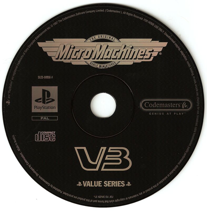 Micro Machines V3 cover or packaging material - MobyGames