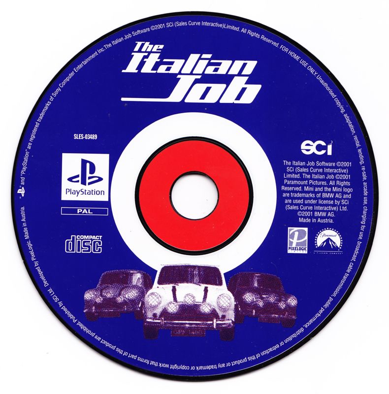 The Italian Job cover or packaging material - MobyGames
