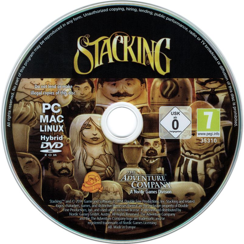 Stacking cover or packaging material - MobyGames