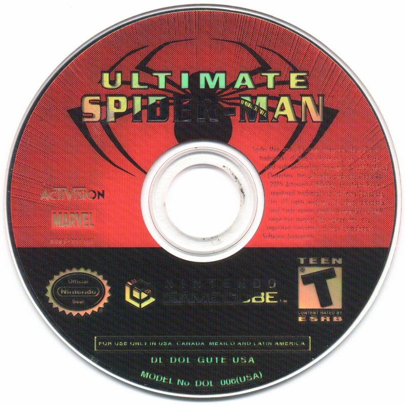 Ultimate Spider-Man cover or packaging material - MobyGames