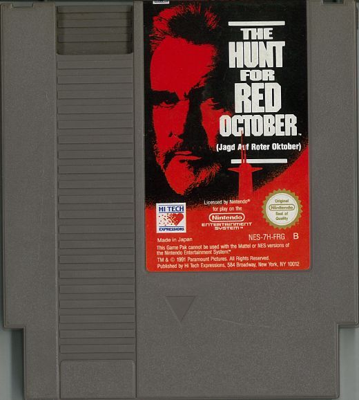 The Hunt for Red October cover or packaging material - MobyGames