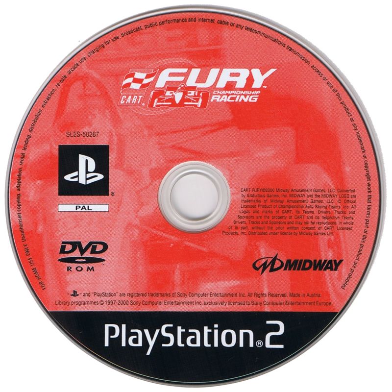 CART Fury: Championship Racing cover or packaging material - MobyGames