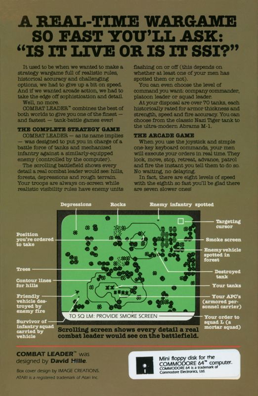 Combat Leader cover or packaging material - MobyGames