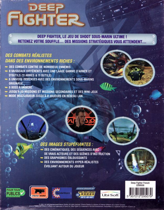Deep Fighter cover or packaging material - MobyGames