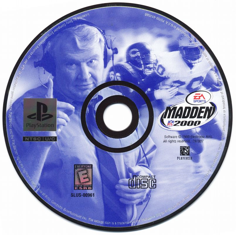 Madden NFL 2000 cover or packaging material - MobyGames