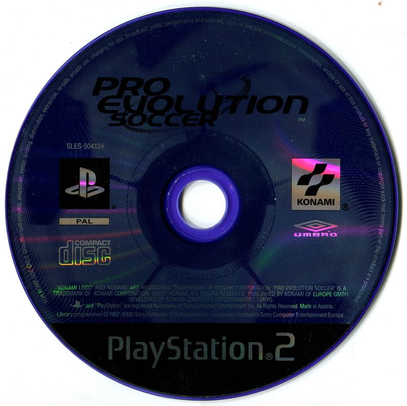 Pro Evolution Soccer cover or packaging material - MobyGames