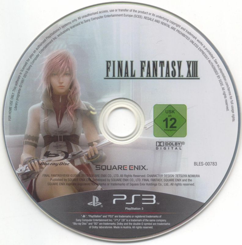 Final Fantasy XIII (Limited Collector's Edition) cover or packaging ...