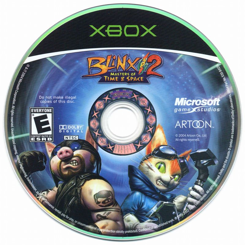 Blinx 2: Masters of Time & Space cover or packaging material - MobyGames