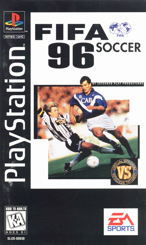 FIFA Soccer 96 cover or packaging material - MobyGames