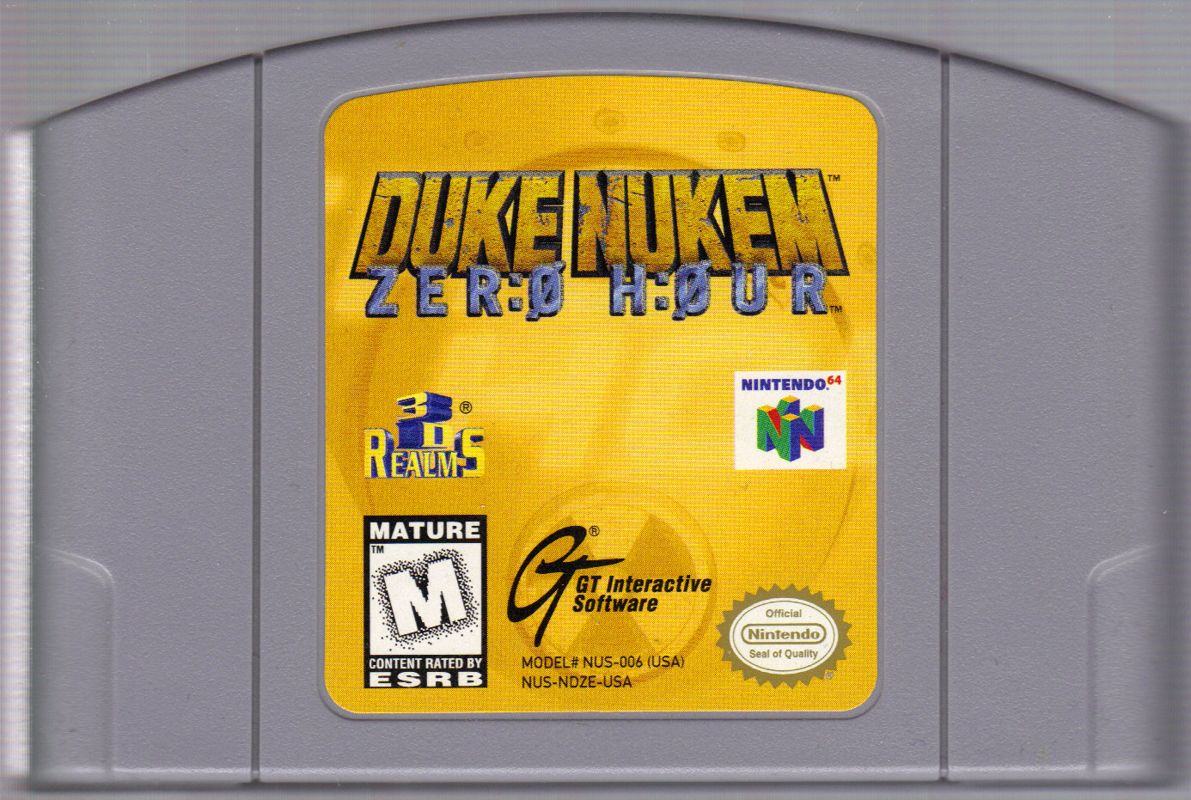 Duke Nukem: Zero Hour cover or packaging material - MobyGames