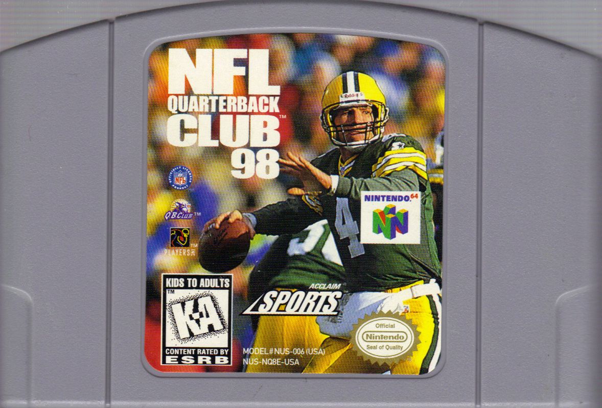 NFL Quarterback Club 98 cover or packaging material - MobyGames
