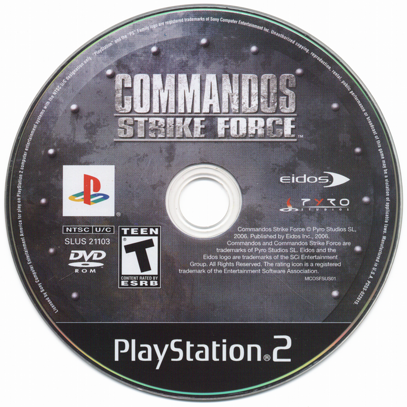 Commandos: Strike Force cover or packaging material - MobyGames