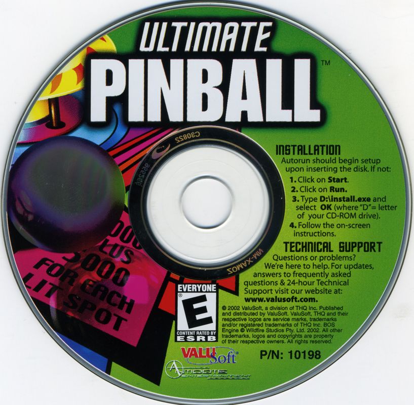 Ultimate Pinball cover or packaging material - MobyGames
