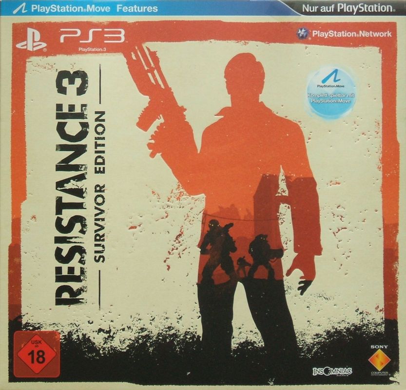 Resistance 3 (Survivor Edition) cover or packaging material - MobyGames