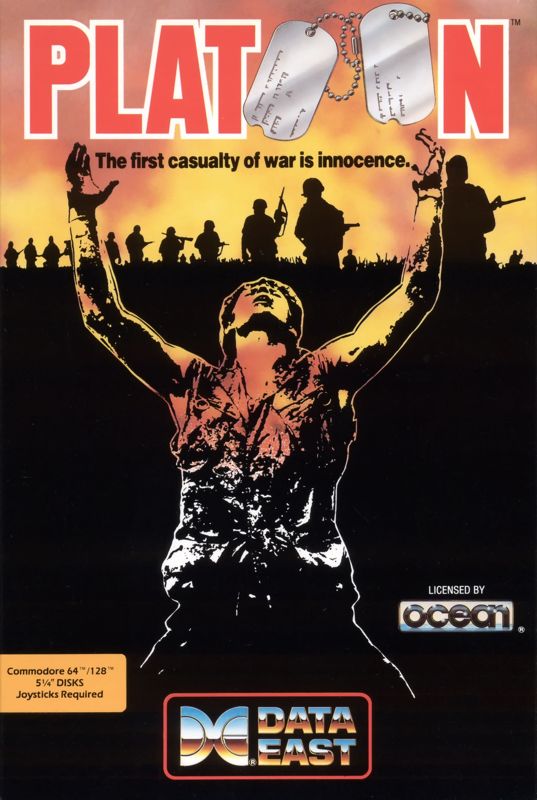 Platoon cover or packaging material - MobyGames