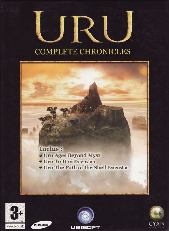 Myst Uru: Complete Chronicles cover or packaging material - MobyGames