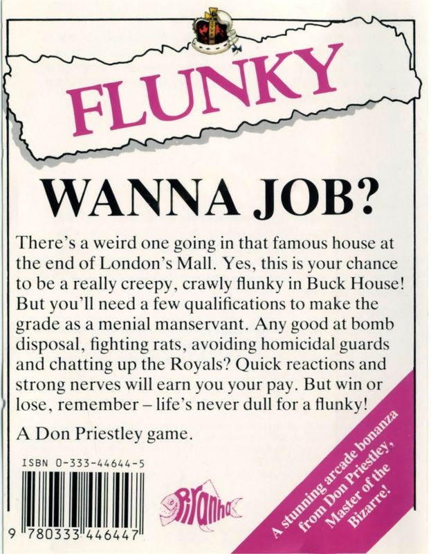 Flunky cover or packaging material - MobyGames