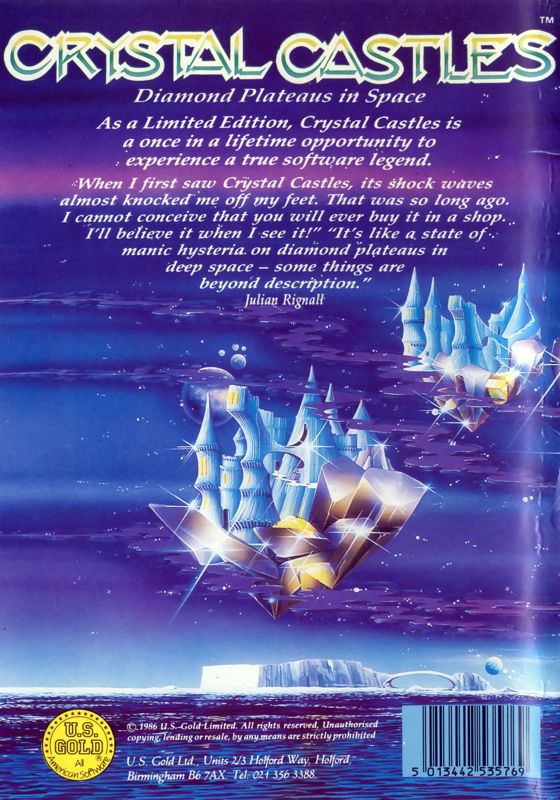 Crystal Castles cover or packaging material - MobyGames