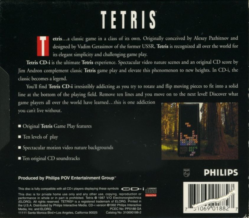 Tetris cover or packaging material - MobyGames