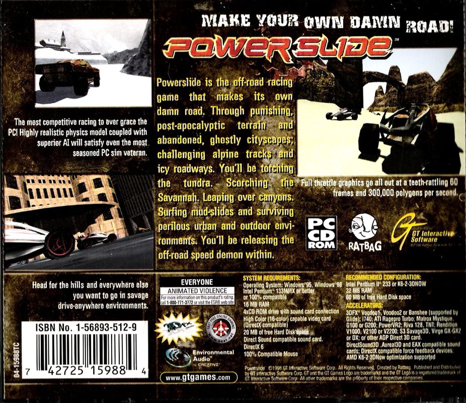 Powerslide cover or packaging material - MobyGames