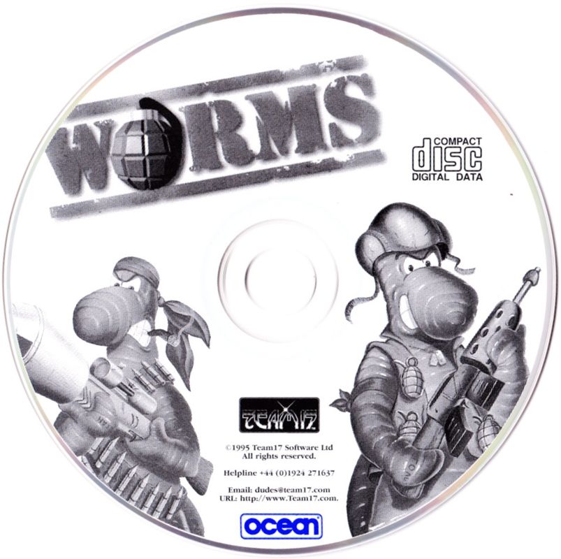 Worms cover or packaging material - MobyGames