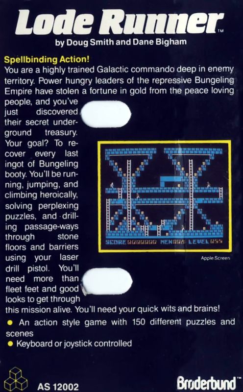 Lode Runner cover or packaging material - MobyGames