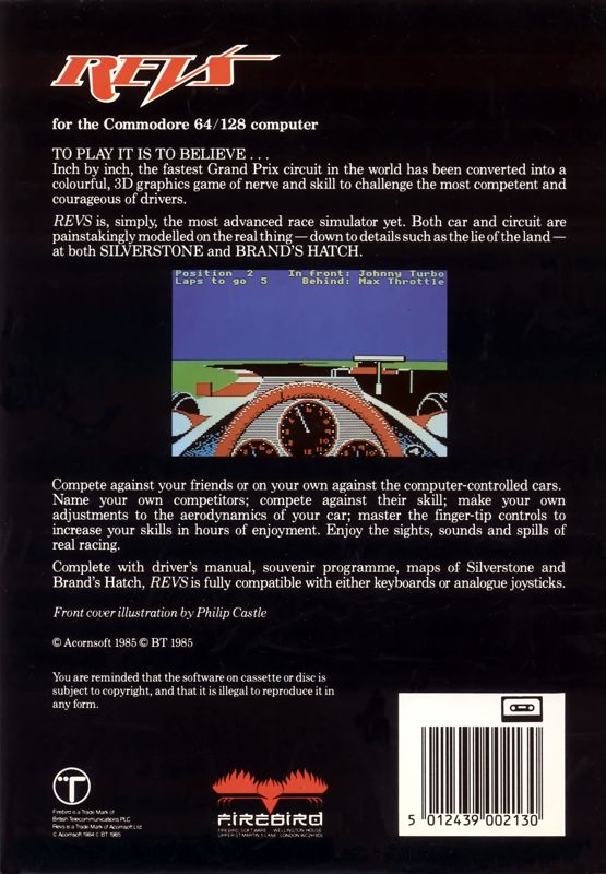 Revs cover or packaging material - MobyGames