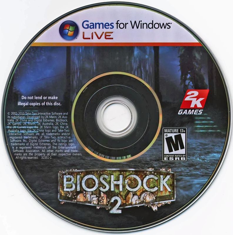 BioShock 2 cover or packaging material - MobyGames
