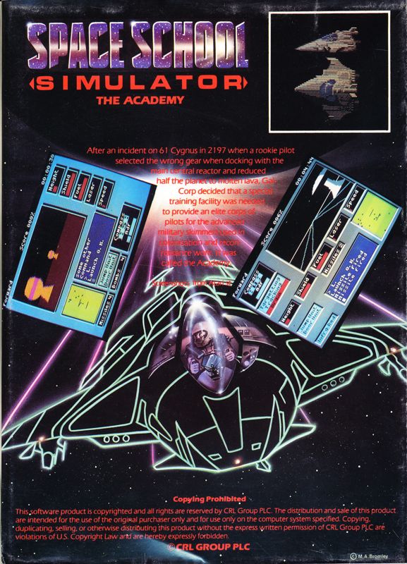 Space School Simulator: The Academy cover or packaging material - MobyGames