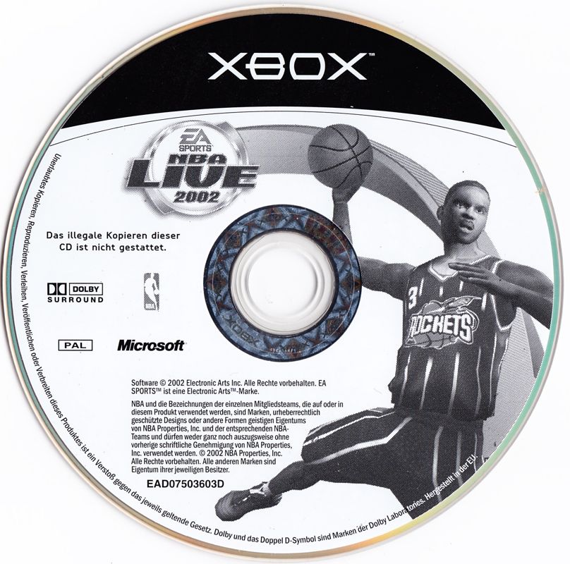 NBA Live 2002 cover or packaging material - MobyGames