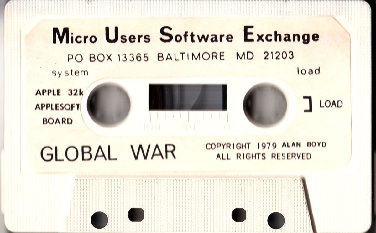 Global War cover or packaging material - MobyGames