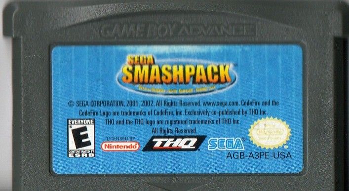 SEGA Smashpack cover or packaging material - MobyGames
