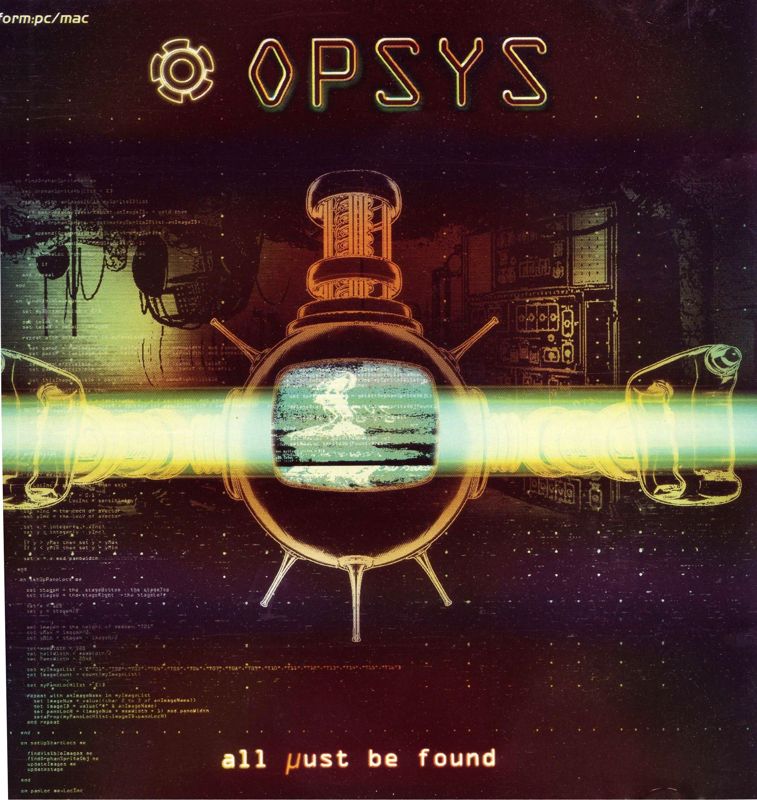 Opsys cover or packaging material - MobyGames