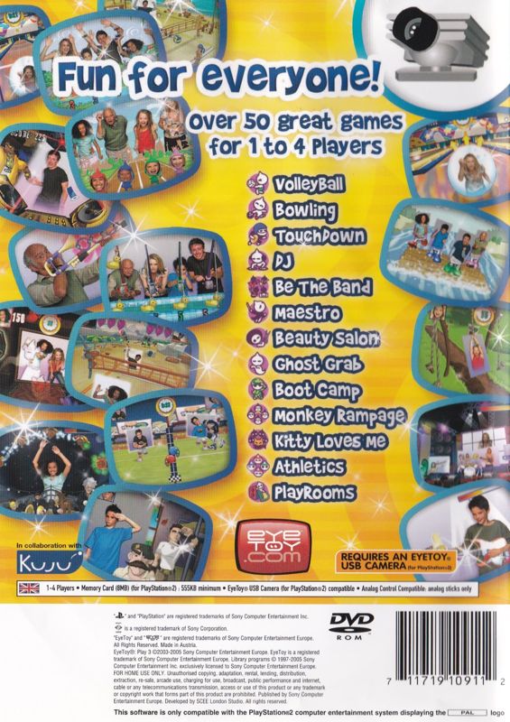 EyeToy: Play 3 cover or packaging material - MobyGames